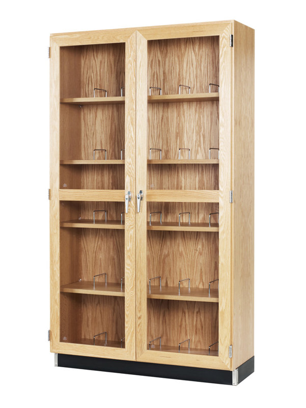 Diversified Woodcrafts PerpetuLab Quick-Ship Tall Microscope Storage Cabinet | Wayfair
